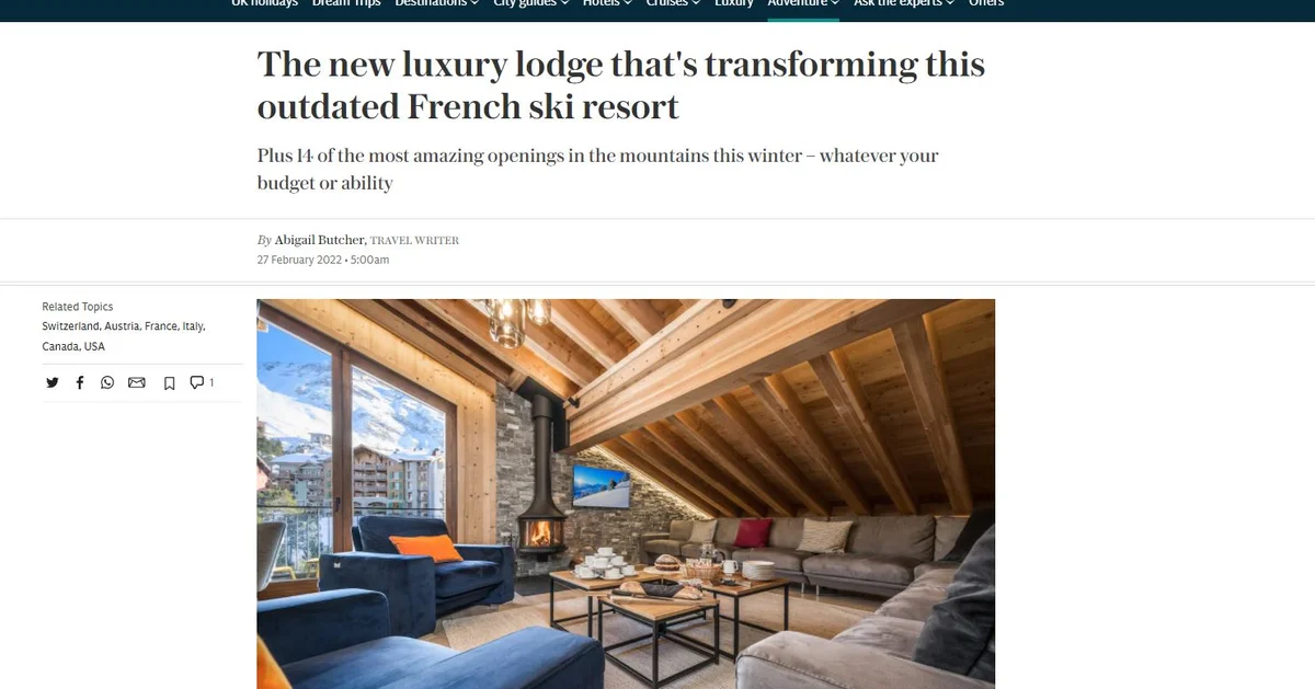 Bear Lodge Review The Telegraph - VIP SI Blog
